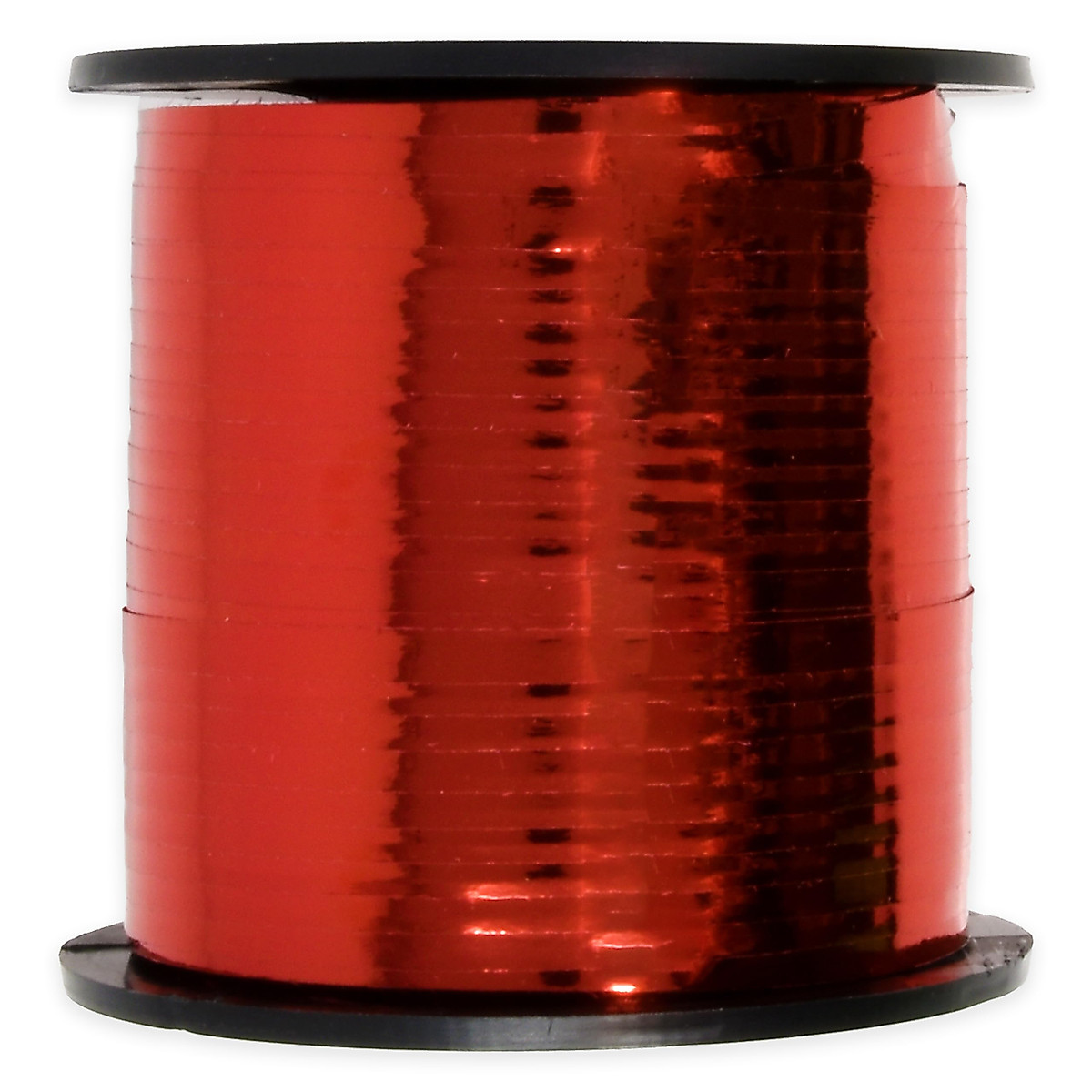 Gift Boutique Christmas Metallic Shiny Curling Ribbon 4 Pack Spool Rolls Green Red Gold & Silver Curly Balloon String Ribbons, Xmas Gift Wrapping Florist Party Crafts Supply Decor, 350 Yards Per Roll