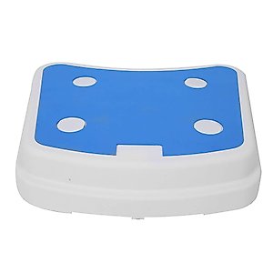 QIRG Shower Stepping Stool, 4 inches Stackable Non Slip Sturdy Removable Portable Bath Step Stool Heavy Duty Child Footstool Toddler Safety Steps with Rubber Foot Pad for Kitchen, Bathroom, Toliet