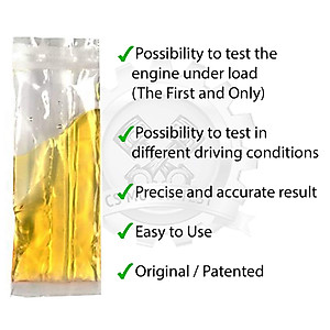 CS Motor Test, CS Engine Combustion Real-TIME Leak Tester - Cylinder Head Gasket CO2 Head Tester - Test While Driving - Petrol Diesel Gas - Engine Under Load Head Gasket Test Kit- 2 PCS in a Box