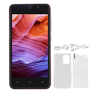 4GB smartphone, bigger screen high resolution cameras 5 inch smartphone Powerful 8 Pro processor pink