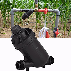 120 Mesh 130 Level Drip Irrigation Filter Strainer High Precision Drip Irrigation Disc Filter Lawn Water Sprinkler Irrigation System for Drip Irrigation Agriculture Garden Lawn Watering