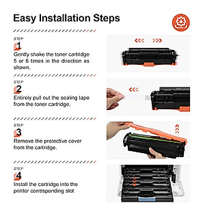 v4ink Remanufactured Toner Cartridge Replacement for HP 305X 305A CE410X CE410A Toner High Yield Black Ink for HP Pro 400 MFP M475dn M475dw M451nw M451dn M451dw PRO 300 M375nw M351 Printer