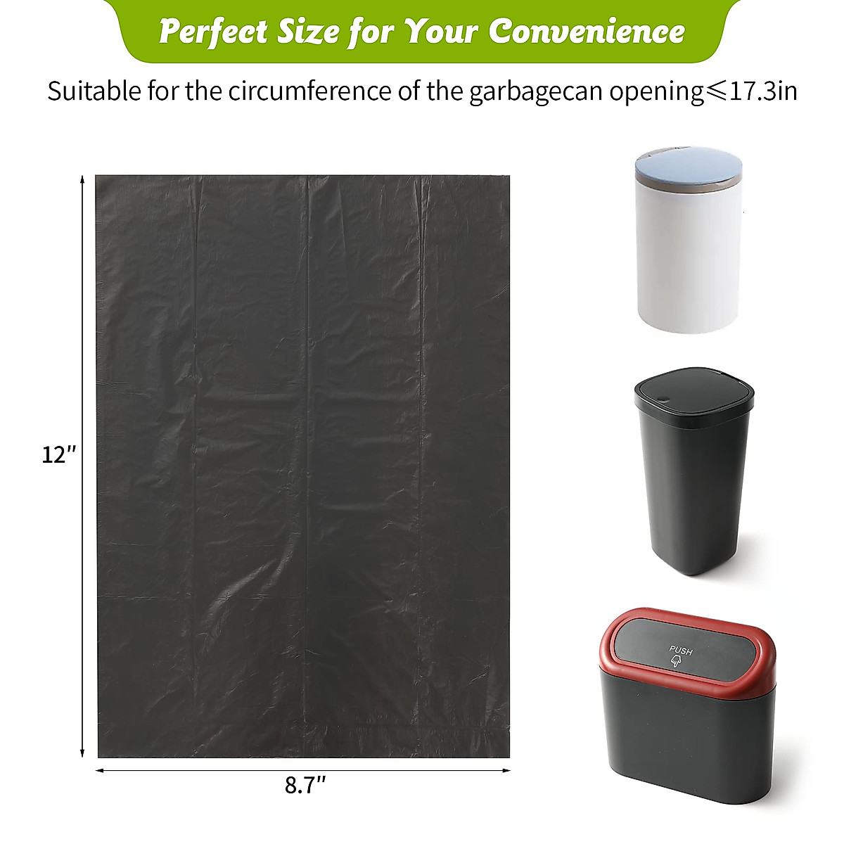 CZWL&HG Portable Hanging Mini Car Trash Can,Wastebasket Trash Can with Lid, Plastic Desktops Trash Can, Garbage Can for Car Office Home,Waterproof Odorless Garbage Can (Black, 1)