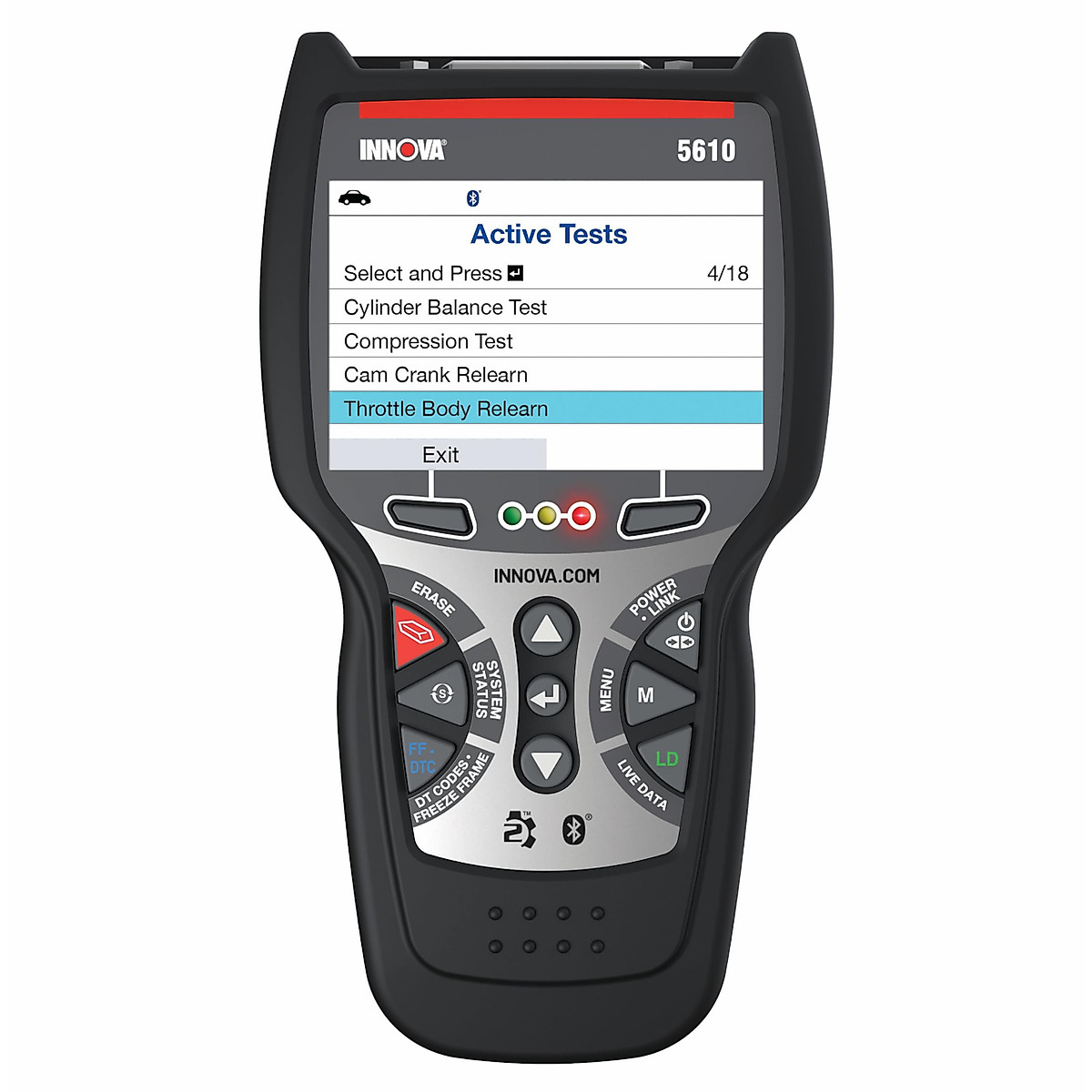 Innova 5610 OBD2 Bidirectional Scan Tool - Understand Your Vehicle, Pinpoint What's Wrong, and Complete Your Repairs with Less Headache. Free Updates. Free US-Based Technical Support.