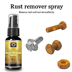 Rust Cleaner Spray Derusting Spray Car Maintenance Cleaning 30ML Rust Remover (1PC)