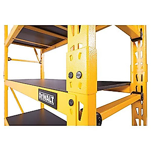 DEWALT 4-Foot Tall, 3-Shelf Industrial Workshop/Garage Storage Rack, Total Capacity: 4,500 lbs.