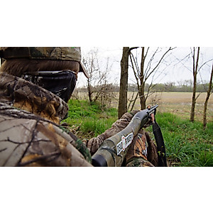 Dead Ringer Beard Buster Shotgun Sight, Aluminum Base with Orange Compass Point Sight, Turkey & Duck Hunting Shotgun Sights, Black