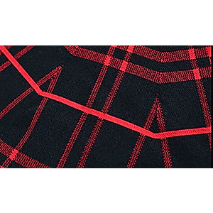 storeofbaby Little Girl Plaid Tutu Pettiskirt Skirt for Party 11-12 Years, Black Red