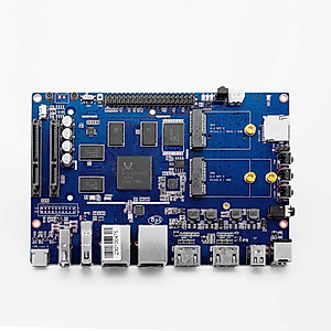 Banana Pi BPI W2 Smart NAS Router Bulit in Realtek RTD1296 Chip Onboard 2G DDR4 and 8G eMMC Flash Support OpenWrt Android and Linux for Home Automation and Game Center