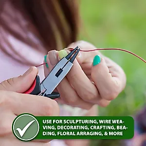 Mandala Crafts 14 Gauge Anodized Aluminum Craft Wire for Jewelry Making - 60 FT Colored Flexible Silver Wire - Bendable for Bonsai Armature Crafting Sculpting