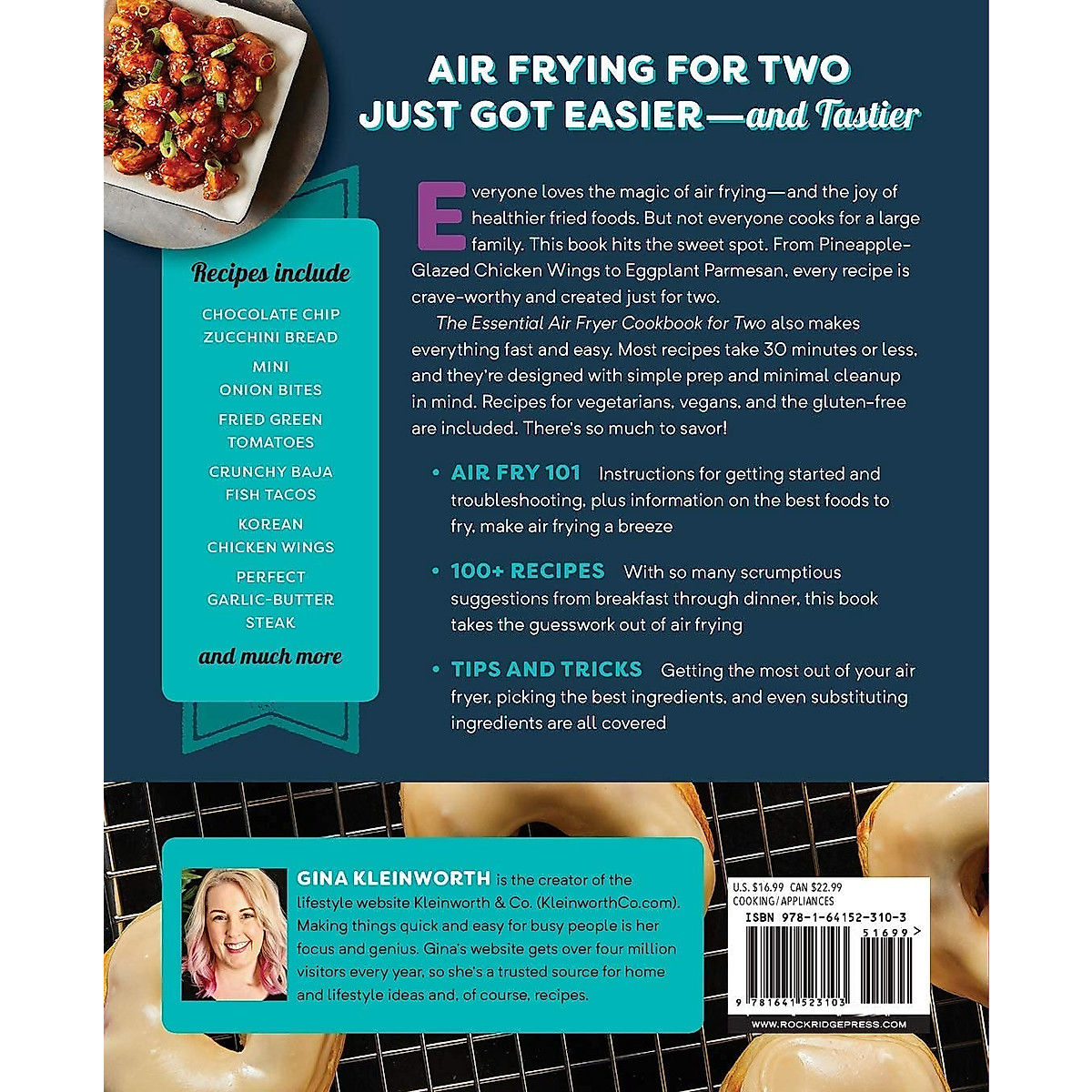 The Essential Air Fryer Cookbook for Two: Perfectly Portioned Recipes for Healthier Fried Favorites