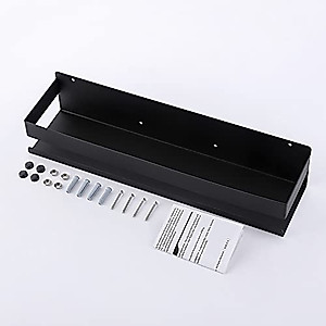 KES Shower Shelf, 15.7 Inches Bathroom Caddy for Shower, Shower Organizer Shower Storage, Stainless Steel Matte Black