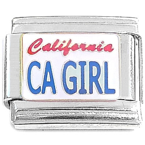 California Girl Italian Charm