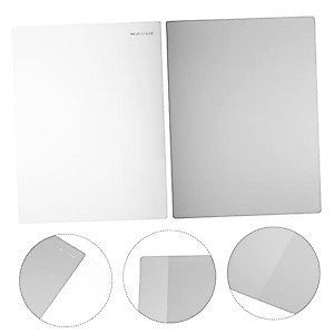 Sketching Board 32 pcs Supple Slip Mat For Supplies Anti-slip Boards Plates Think Tablets Business Lapboards Great Test Exam White Clear Pads Stationery And Practical Desk