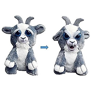 Feisty Pets Junkyard Jeff Adorable Plush Stuffed Goat That Turns Feisty with a Squeeze