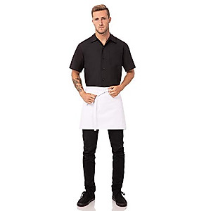 Chef Works Unisex Four-Way Apron, White, One Size