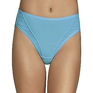 Fruit Of The Loom Women's Underwear Moisture Wicking Coolblend Panties, Hi-Cut - Fashion Assorted, X-Large (8)