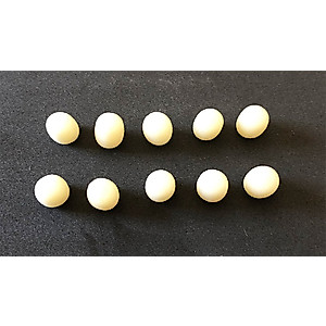 10 PCS Mini Beige Foam Covers Windscreen Windshield for Headset Lapel Microphones