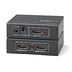 Kanex Pro SP-HD1X24K 4K HDMI 2-Port Splitter,BLACK