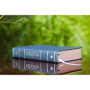 Reina Valera Revisada, Biblia de Referencia Thompson, Leathersoft, Azul añil, Palabras de Jesús en Rojo, con Índice (Spanish Edition)