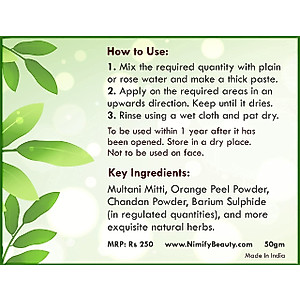 Admart Herbal Wax Powder for Hair Removal and Smooth Skin by Nimify Beauty