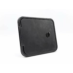 THETFORD RV Camper Storage Up to 4 Inch PVC or Flex Sewer Hose Hatch Black PN 94303