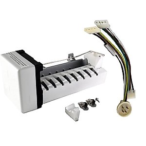 Refrigerator Ice Maker Replace For Whirlpool ED5GHEXNQ00 ED5GHGXMB00 ED5GHEXNQ01 ED5GHEXNL00 ED5GHEXNL01 ED5GHEXNT00 ED5GHEXNT01 ED5GHGXMQ00 ED5GHGXMT00 ED5GTFXKQ00 ED5GTFXKQ01 ED5GTFXKT00 ED5GTFXKQ02