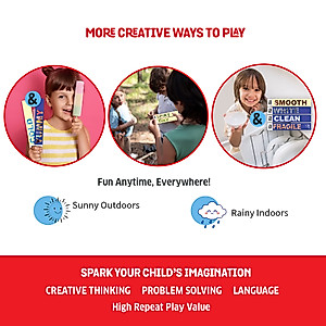 Chalk & Chuckles Scavenger Hunt Game for Kids Ages 4-8, 8-12 Years, Fun Family Game, Indoor and Outdoor Activities