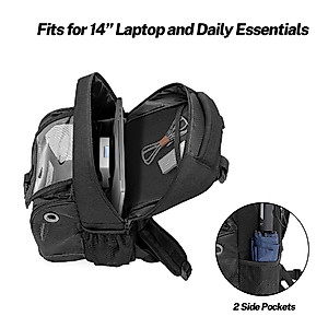 Trunab Portable Oxygen Concentrator Carrying Backpack, POC Bag with Transparent Cover & Multiful Pockets Compatible with Inogen one, Caire Freestyle Comfort, Oxygo, Philips SimplyGo Mini