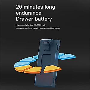 P14 Pro Compact & Foldable Mini Wireless Drone - Dual 4K HD FPV Camera - Intelligent 360° Obstacle Avoidance - WIFI VR RC Drone Quadcopter Circle Fly, Route Fly, Altitude Hold, Headless Mode (Black)