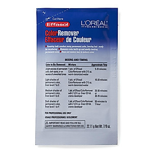 L'Oréal Technique Effasol Hair Color Remover, Removes Color Build-Up, Leaves Hair Ready For Recoloring