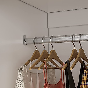 AIEGLE 3 Doors Wardrobe Armoire with 4 Drawers, 47.2" Wide Large Freestanding Armoire Wardrobe Closet with Shelves, Hanging Rod & Top Storage Cabinet, Bedroom Clothes Organizer Set, White