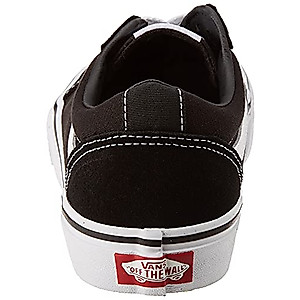 Vans Ward Low-Top Sneakers, Black ((Suede/Canvas) Black/White Iju), 12 US Unisex Little Kid