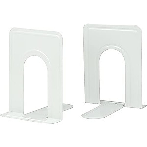 Heavy Duty Metal Bookends for Shelves, Modern Home Decor (6 Pairs)