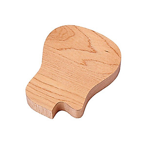 ARTIBETTER Guitar Wood Picks Box Guitar Shaped Guitar Pick Storage Plectrum Container for Guitar Standard Picks Home Small Item Organizer