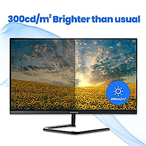 EKLEER 27 inch Ultra Thin Bezel Computer Monitor, FHD 1080p, IPS Display, HDMI, USB Type-C, 2 x USB A Hub, 75hz, Fast Charging & Mirroring Compatible with iPhone 15 Plus Pro Max/MacBook Air Pro