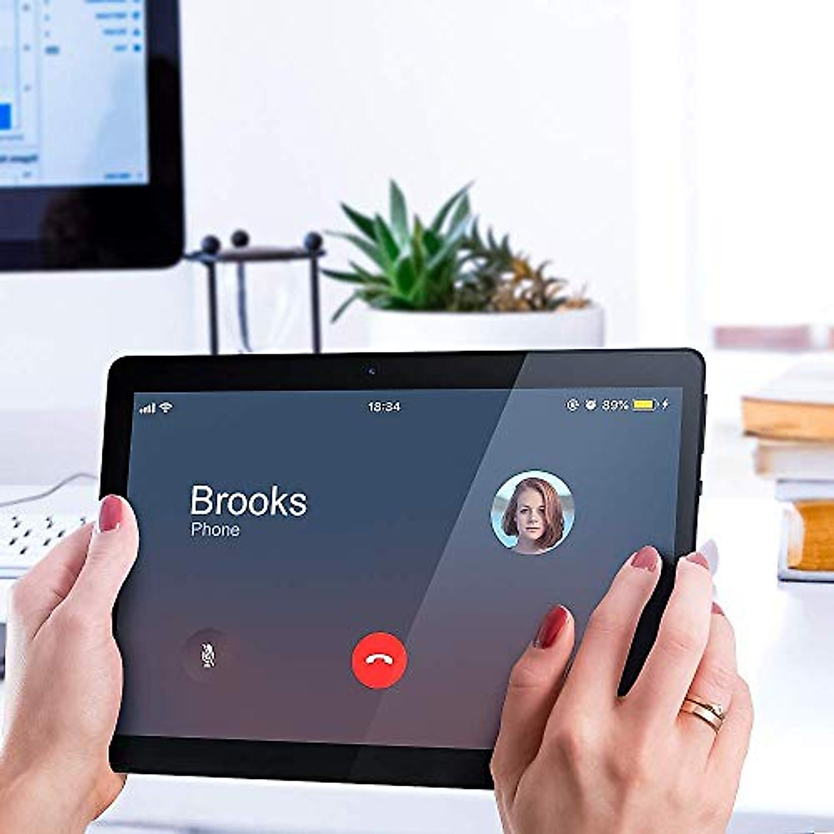 TenYiDe 10.1" Inch Android Tablet PC,3G Unlocked Phablet 4GB RAM 64GB Storage with Dual sim Card Slots and Cameras,Tablet PC with WiFi,Bluetooth,GPS(Metallic Silver) (Metallic Black)