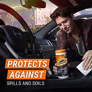 Extreme Shield Protectant Wipes by Armor All, Interior Car Cleaning Wipes with UV Protection Against Cracking and Fading, 25 Count