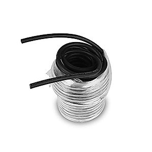 TEMCo 8 AWG/Gauge Solar Cable - Made in The USA 80 Feet Black (Variety of Lengths Available)