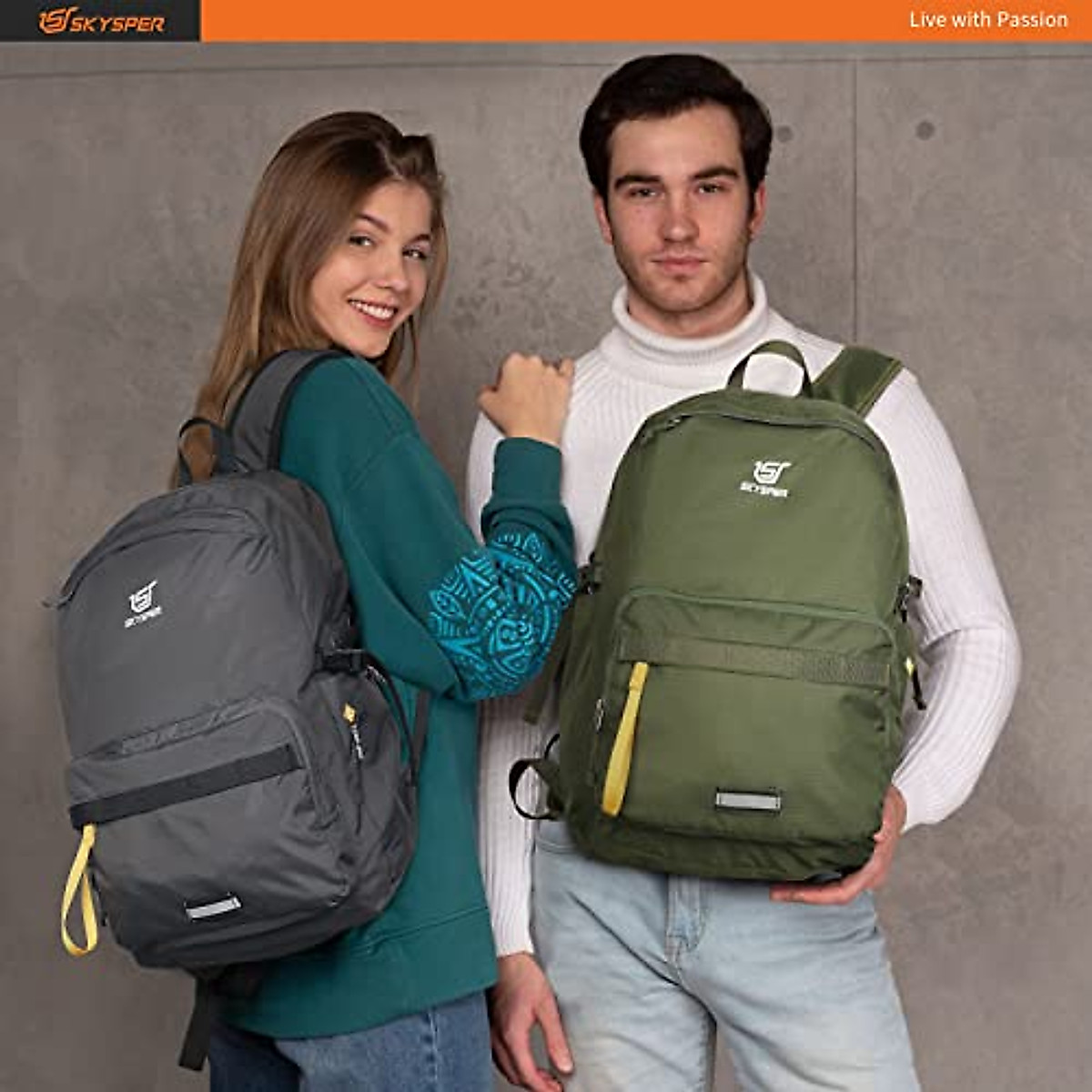 SKYSPER Lightweight Backpacks 25L Travel Daypacks Packable Hiking Daypack Light-duty Hike Bag Ultralight for Women Men