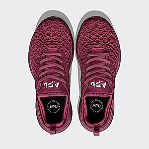 APL: Athletic Propulsion Labs Men's Techloom Phantom, Burgundy/Creme, 11