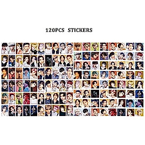 Bangtan Boys PhotoCards Set Perfect for Fans(30PCS PhotoCards Postcards,30PCS Lomo Cards,MiniStickers)(Black)