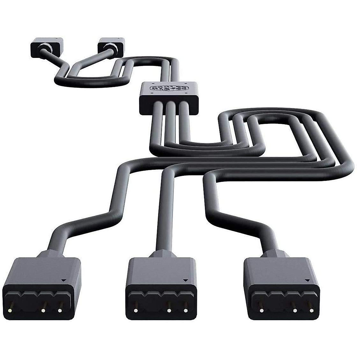 Addressable RGB 1-to-3 Splitter Cable 1-to-3 3PIN 5V RGB Fan Adapter Cable Compatible ARGB Extension Suitable for ASUS MSI Gigabyte ASRock motherboards