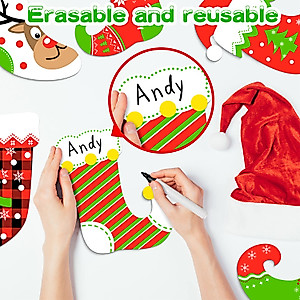 Christmas Stocking Cutouts Bulletin Board Decorations Set, Grinch Merry Christmas Letters, Whoville Christmas Party Supplies for Toddler Kid’s Room Students, Xmas School Holiday Classroom Decor