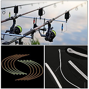 12 Pcs Braided Loop Connectors Fly Fishing Loop Line with High Strength Connector Offers an Easier Way for Fly Fishing Anglers