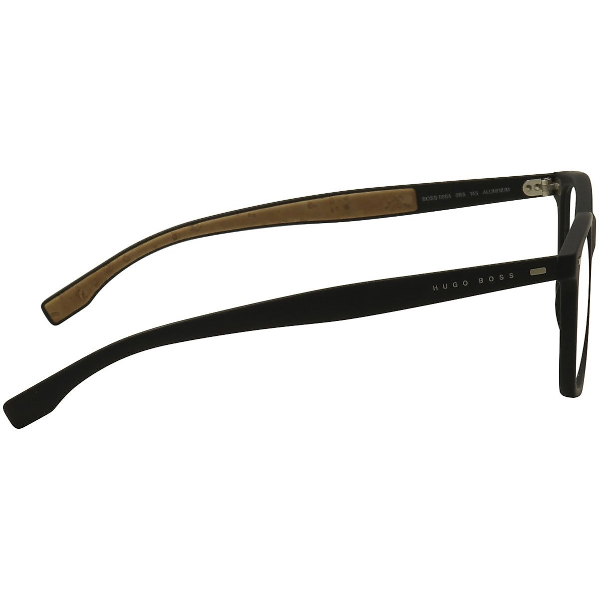 Boss hub Plastic Rectangular Eyeglasses 53 00R5 Black