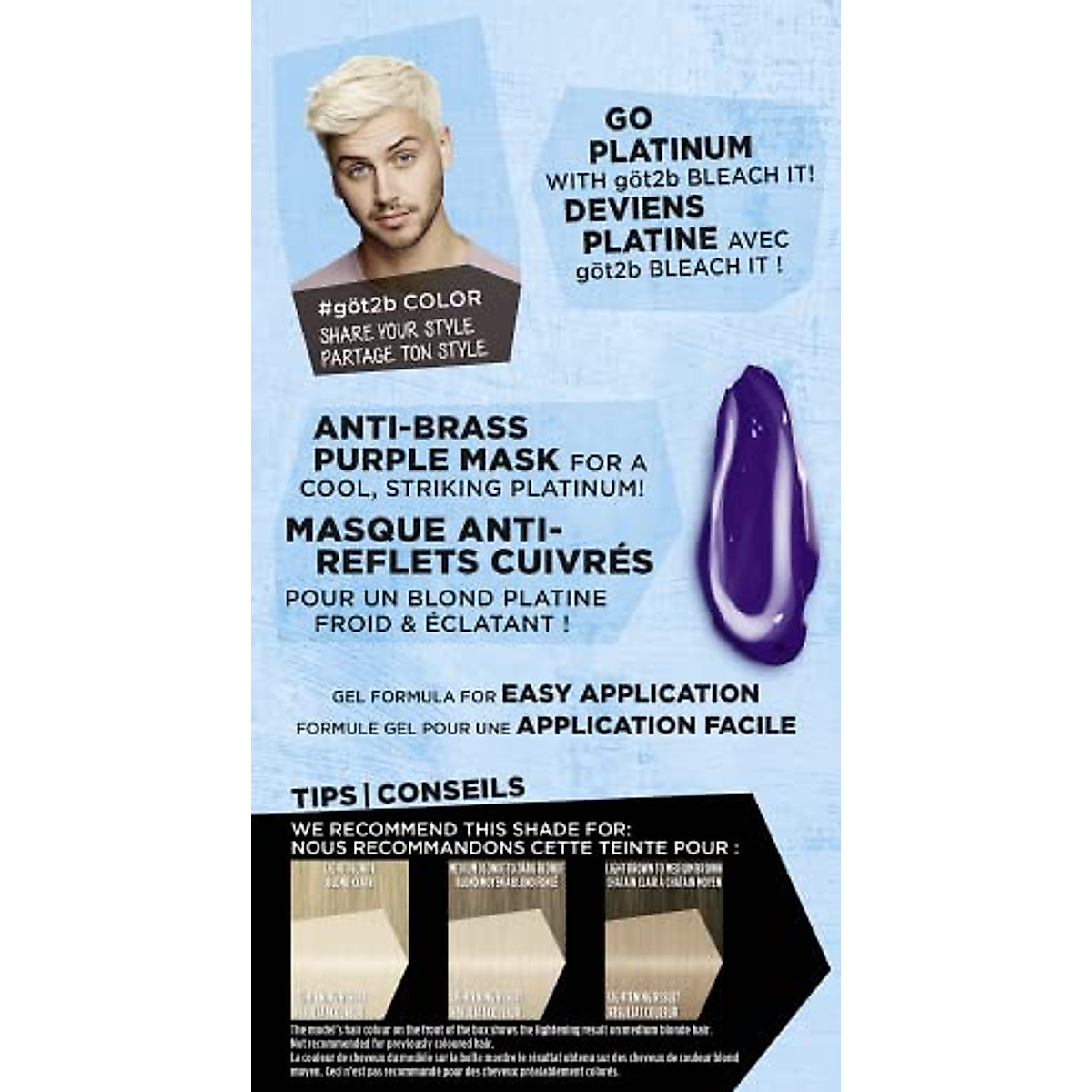 Got2b Bleach It Permanent Hair Color, 00A Ultra Platinum