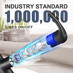 Touchless Kitchen Faucet Cobbe Pull Down Kitchen Sink Faucet with Sprayer, Motion Sensor Black