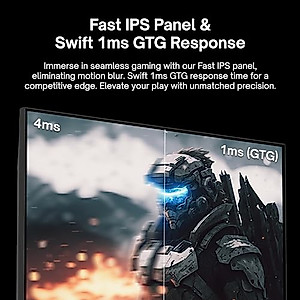 Pixio PX259 Prime 25 inch 280Hz (144Hz Supported) Refresh Rate FHD 1080p Resolution Fast Nano IPS Panel 1ms GTG Response Time Gaming Monitor with AMD FreeSync Premium