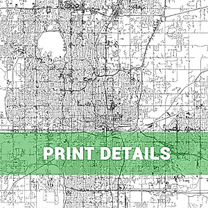 Dear Mapper Oklahoma City United States View Abstract Road Modern Map Art Minimalist Painting Black and White Canvas Line Art Print Poster Art Line Paintings (Set of 3 Unframed) (16x24inch)